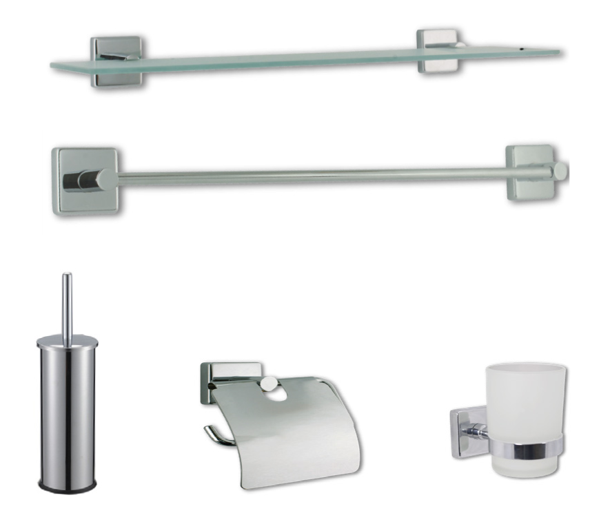 AKW Modern Range Accessory Kit (23674) — www.EssentialBathrooms.co.uk