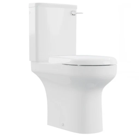 AKW Navlin Raised Height Close Coupled Lever Flush 650mm WC Suite (283 ...