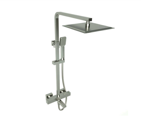 Kartell K-VIT Pure Option 7 Thermostatic Shower with Overhead Drencher ...